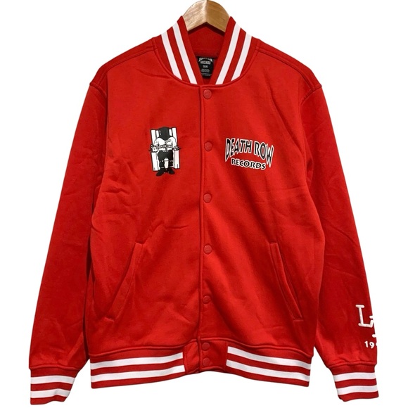 Death Row Records | Jackets & Coats | Death Row Records Red Varsity ...